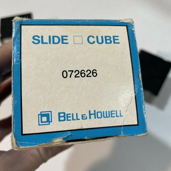 Bell and Howell | Other | Vintage Bell Howell 2x2 Slide Cube Storage ...